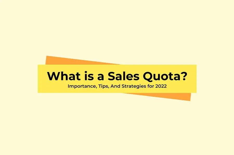 Sales Quota | What is Sales Quota? | Types of Sales Quotas