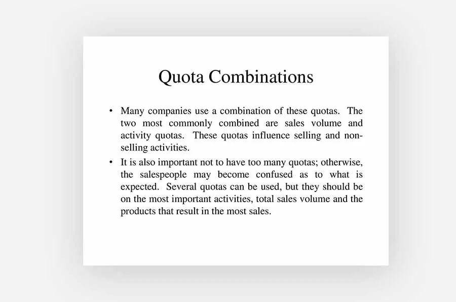 Sales Quota | What is Sales Quota? | Types of Sales Quotas
